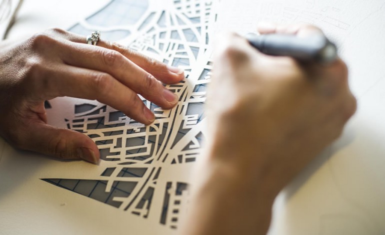 The Mapmaker: Check Out Karen M. OLeary's Local Cartography Art - QC ...