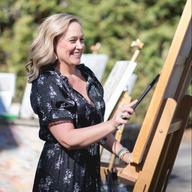 Amy Moffatt’s Abstract Art Brings Joy to Charlotte - QC Exclusive