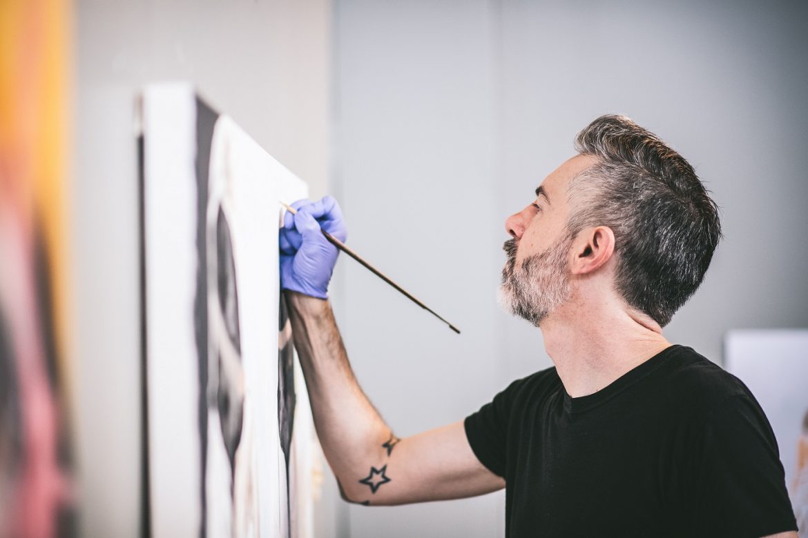 Artist Nathaniel Lancaster Creates as He Erases - QC Exclusive